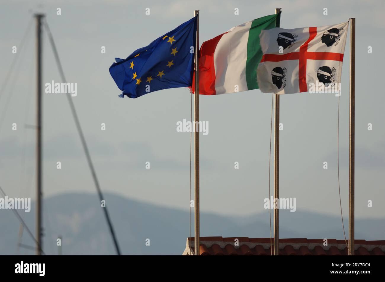 Three flags hi-res stock photography and images - Alamy