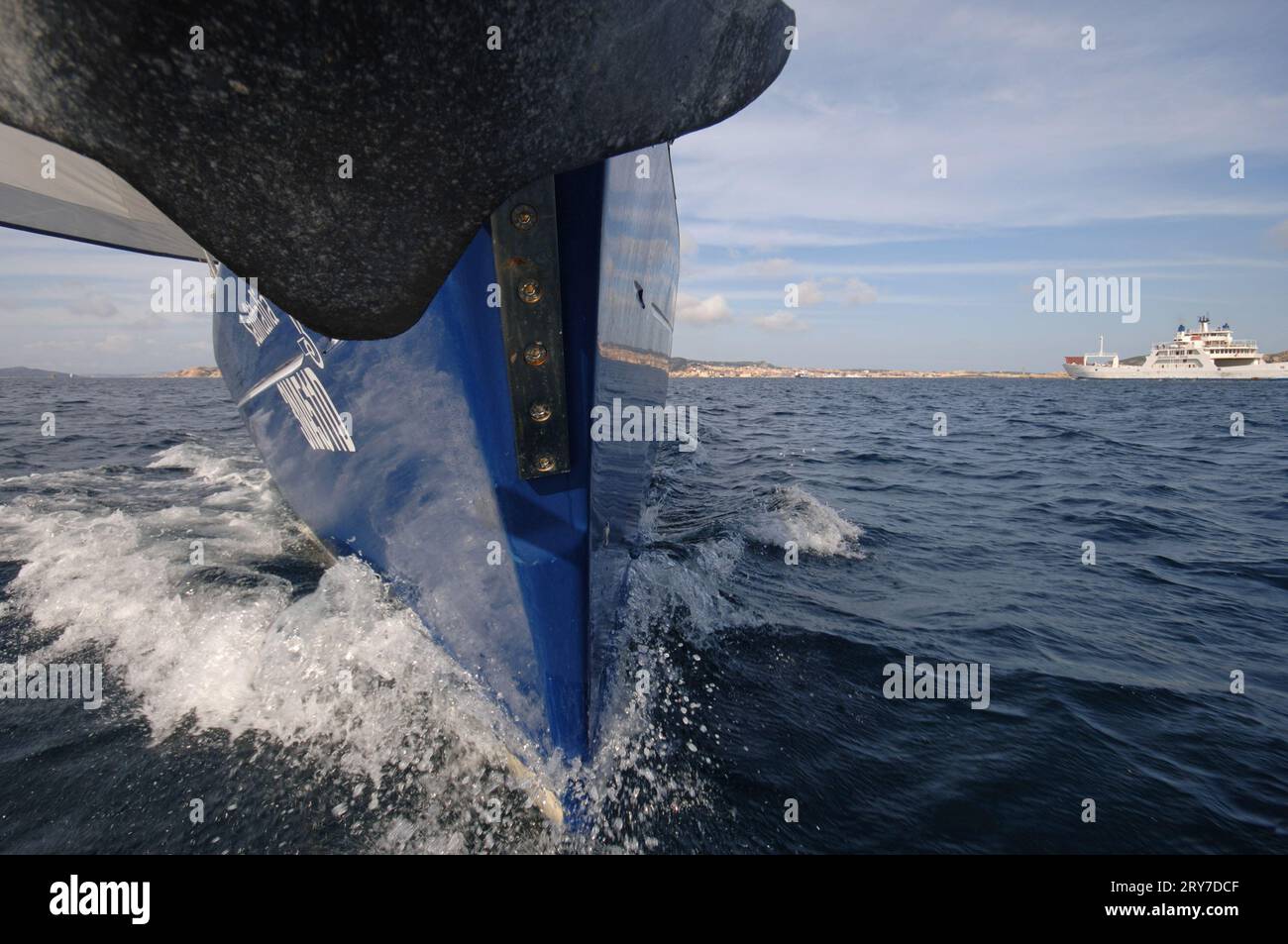 Sailing ship underway Stock Photo - Alamy