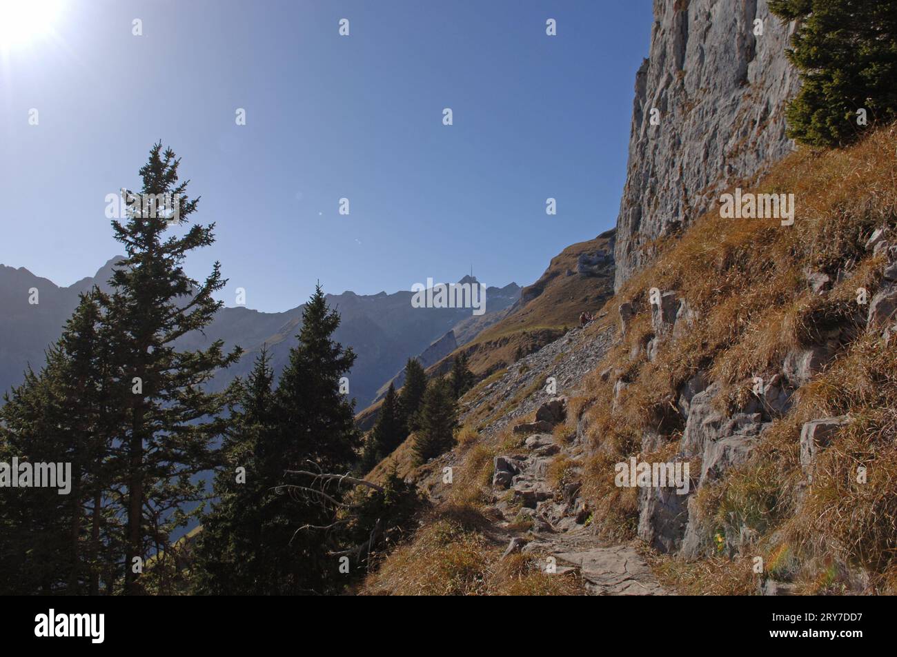SÃ¤ntis - Alpstein Stock Photo - Alamy