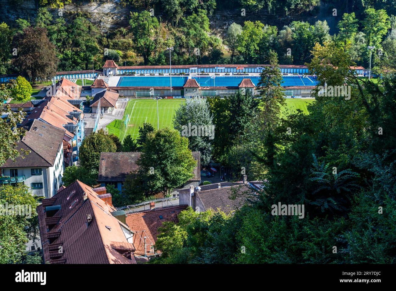 City view of Fribourg - Freiburg, Switzerland Stock Photo - Alamy
