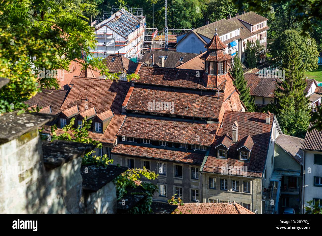 City view of Fribourg - Freiburg, Switzerland Stock Photo - Alamy
