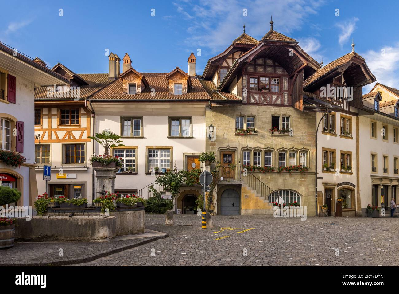 Switzerland canton fribourg murten hi-res stock photography and images ...