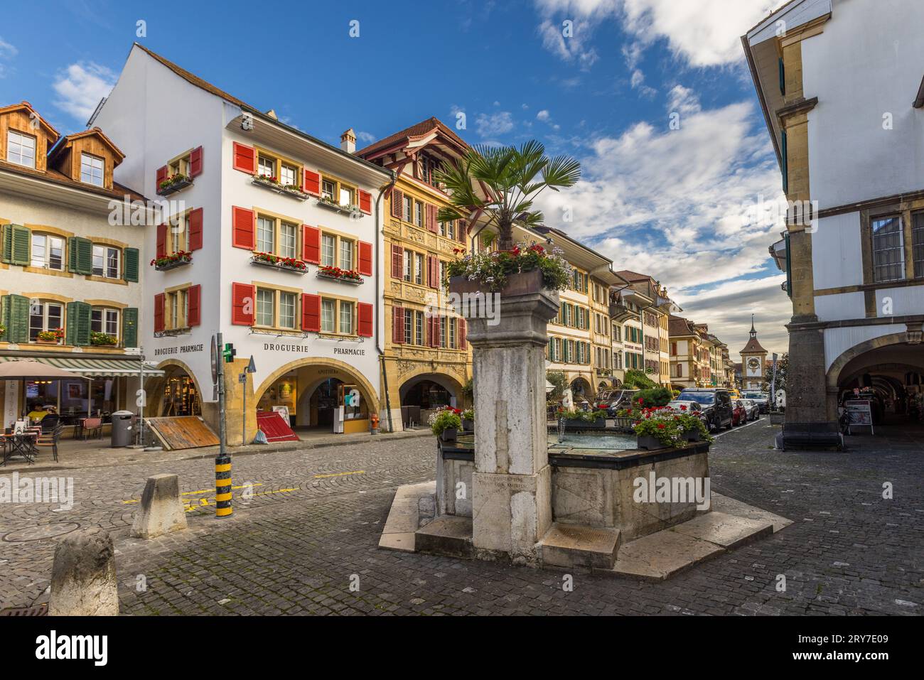 Switzerland canton fribourg murten hi-res stock photography and images ...