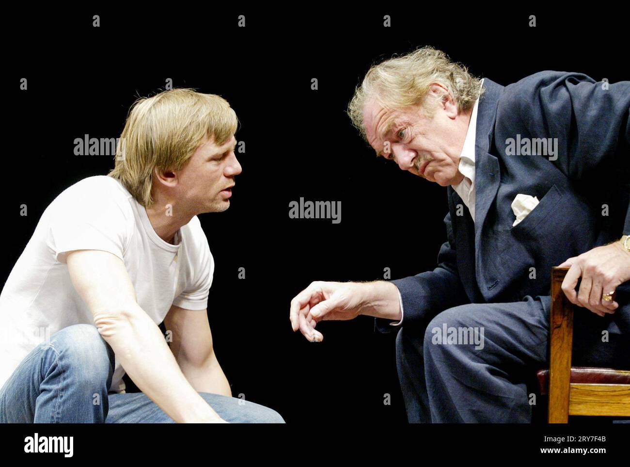 l-r: Daniel Craig (Bernard 1, Bernard 2, Michael Black), Michael Gambon ...