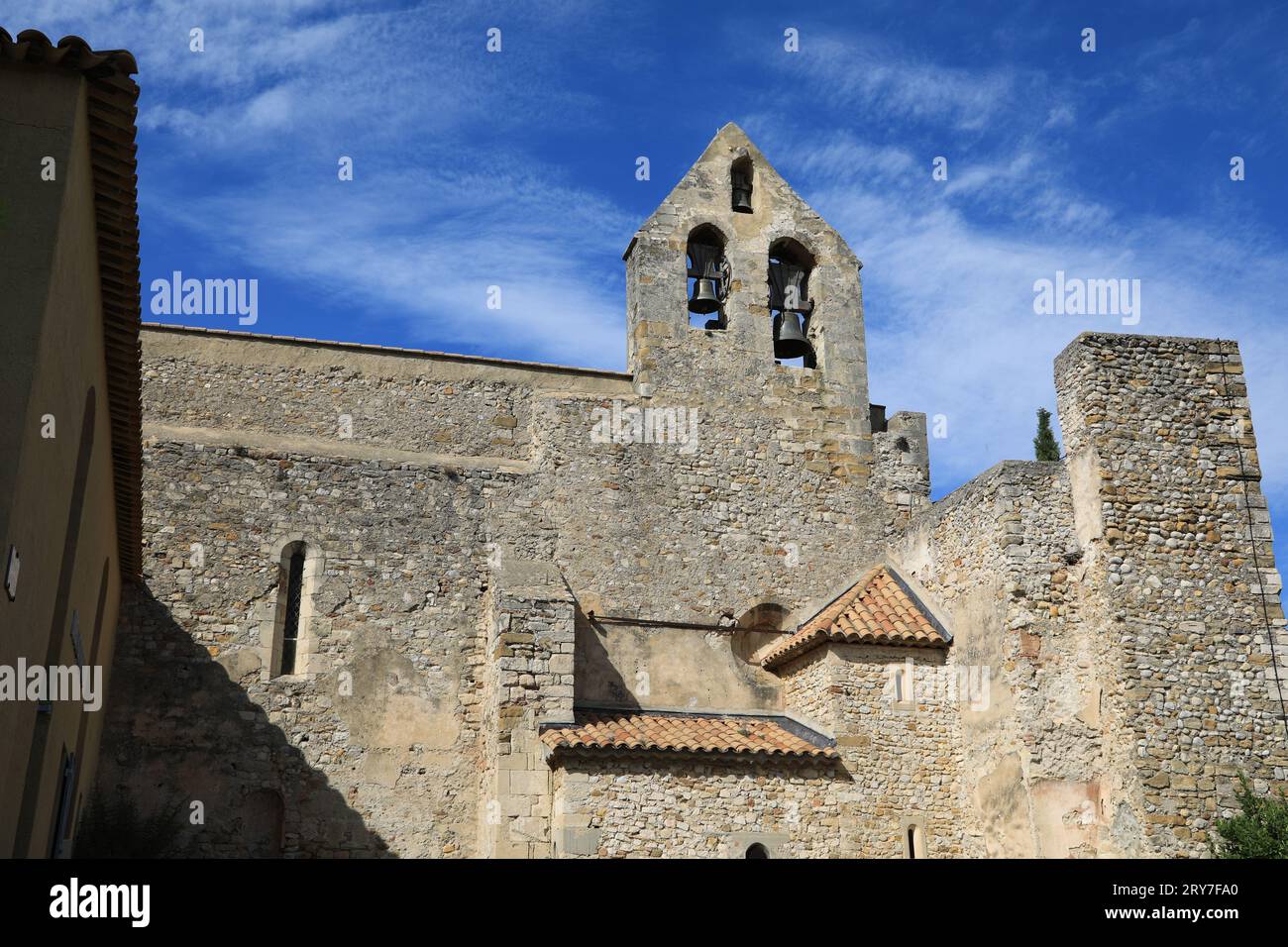 The 12th Century Romanesque Church of St. Didierat the wine village of ...