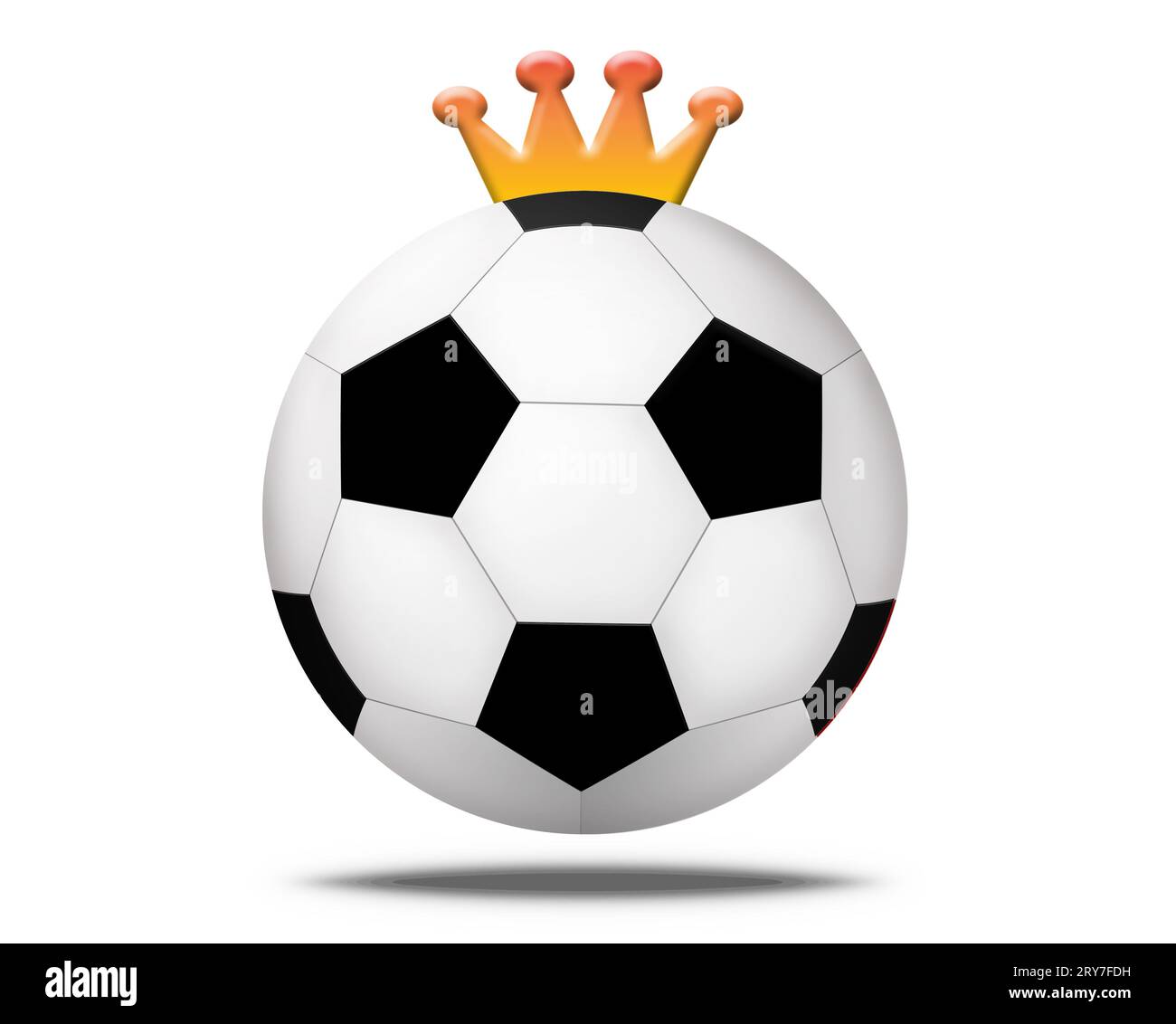 Football gold 3d icon Cut Out Stock Images & Pictures - Alamy