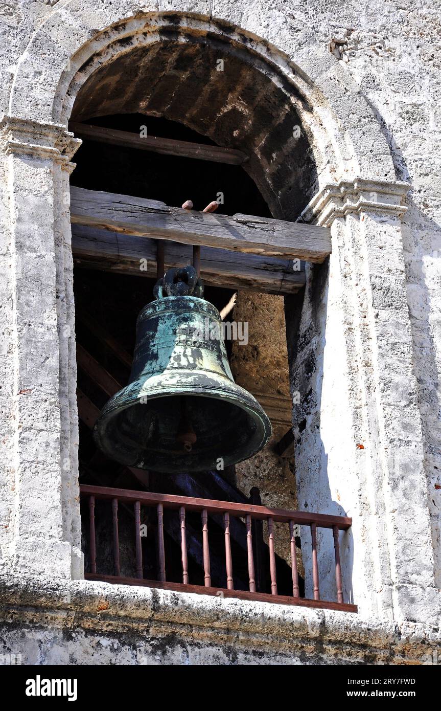 Historical bell of the Havana Cathedral Stock Photo - Alamy