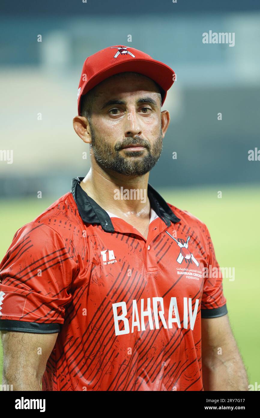 Players of of Bahrain cricket team Stock Photo - Alamy