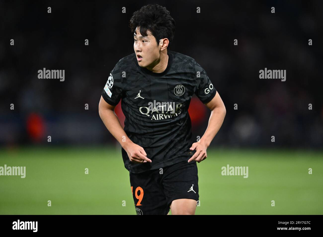 PARIS, FRANCE - SEPTEMBER 19: Lee Kang-in during the UEFA Champions ...
