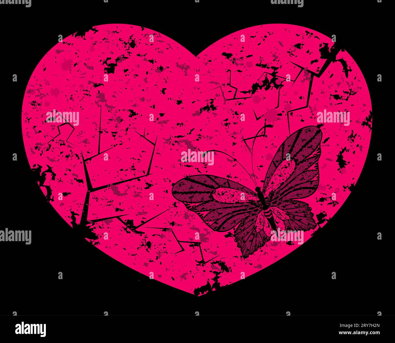 Heart the butterfly hi-res stock photography and images - Alamy