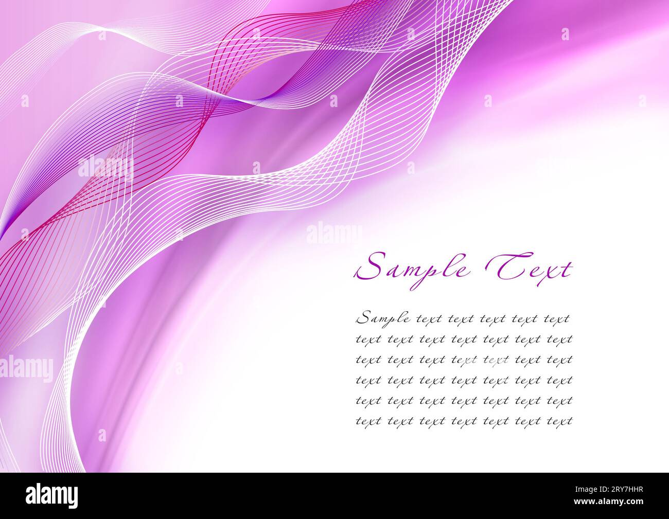 Purple 3d wave hi-res stock photography and images - Alamy