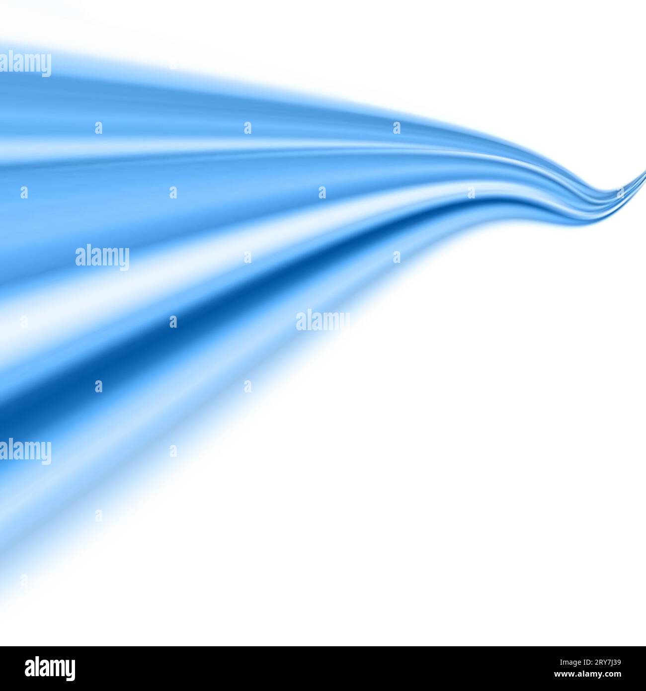 Abstract blue wave Stock Photo - Alamy