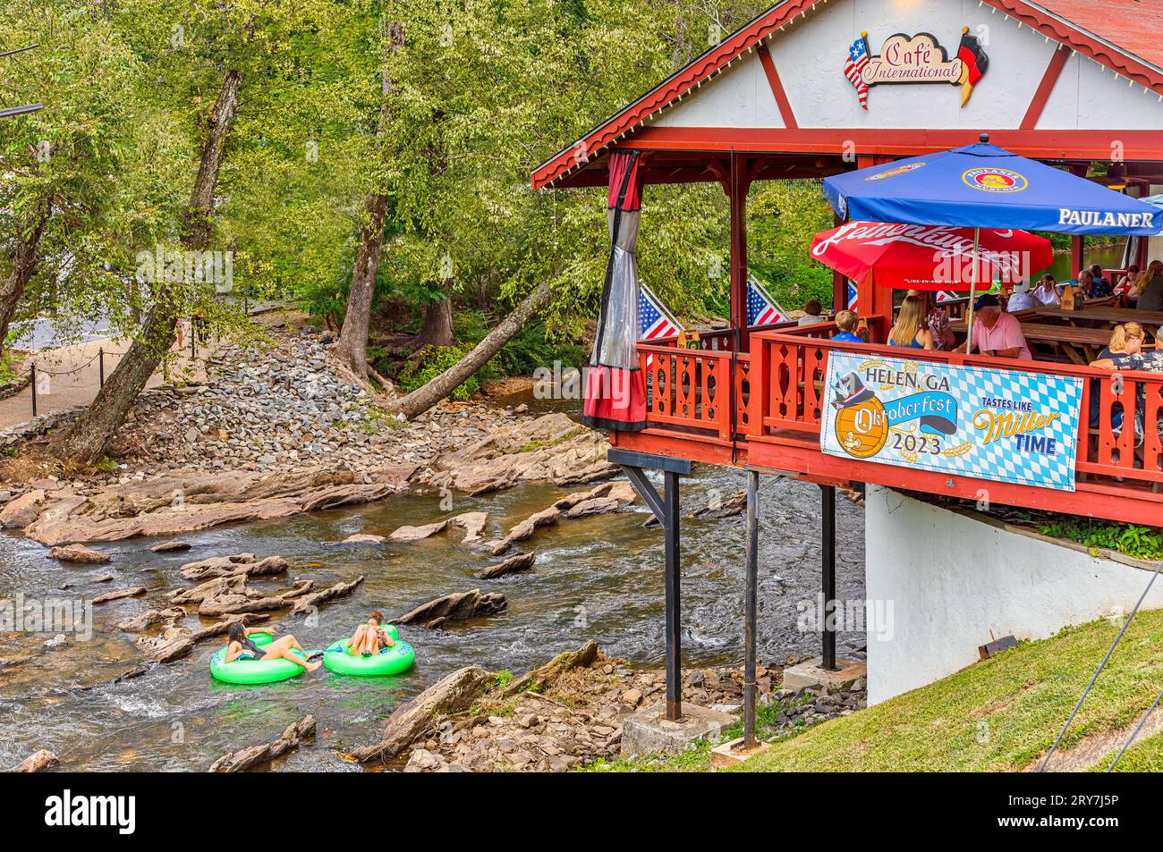 Georgia helen german alpine village hi-res stock photography and images ...