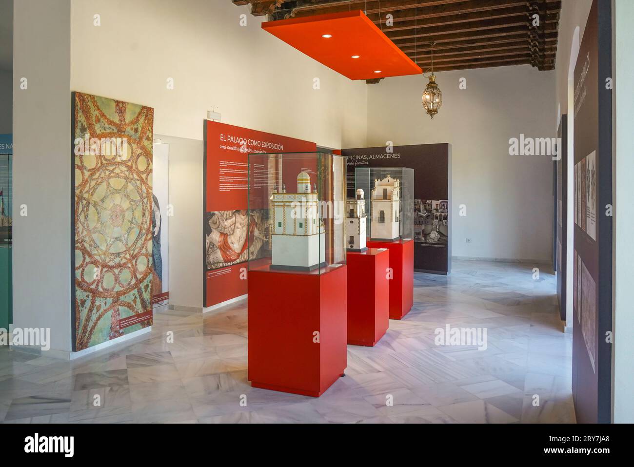 Interior museum in old historic centre puerto santa maria hi-res stock ...