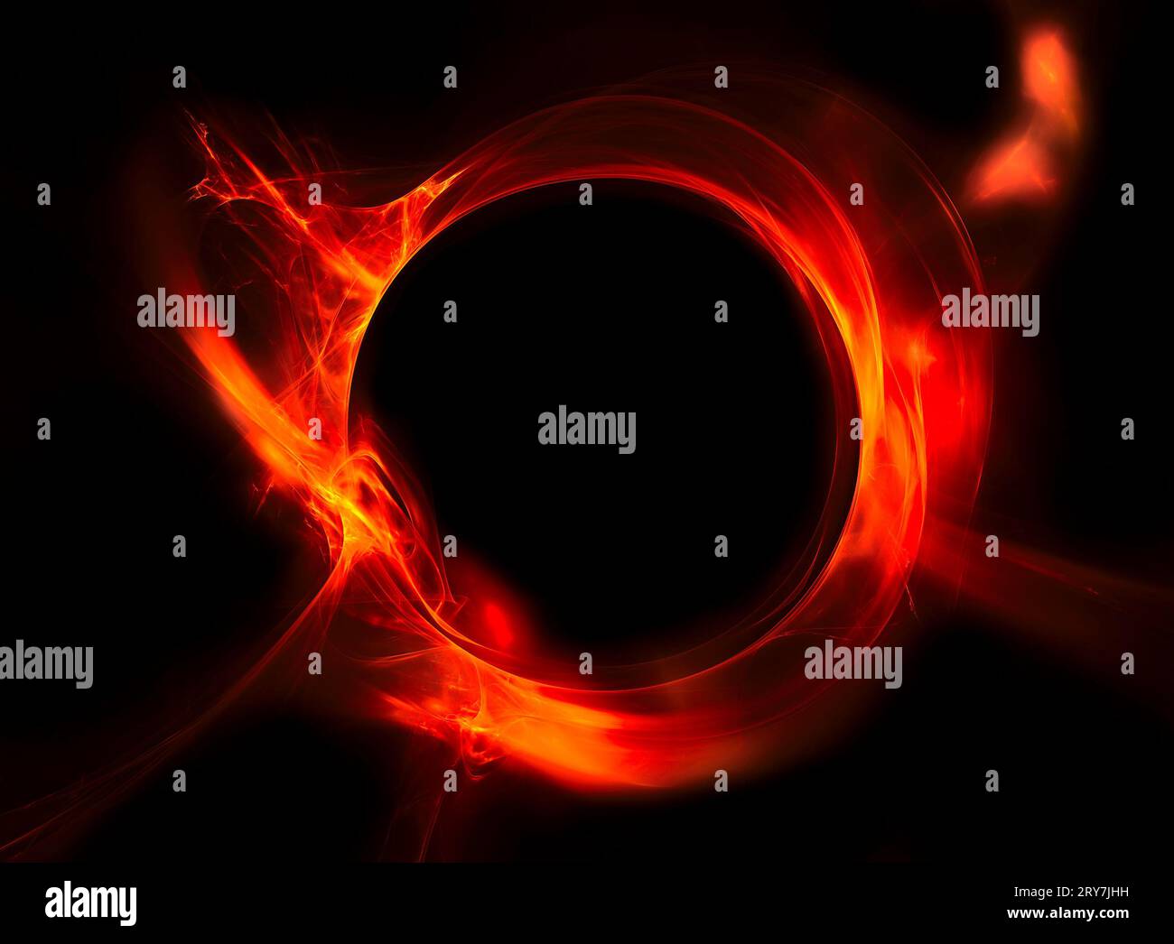 Circle of fire Stock Photo - Alamy