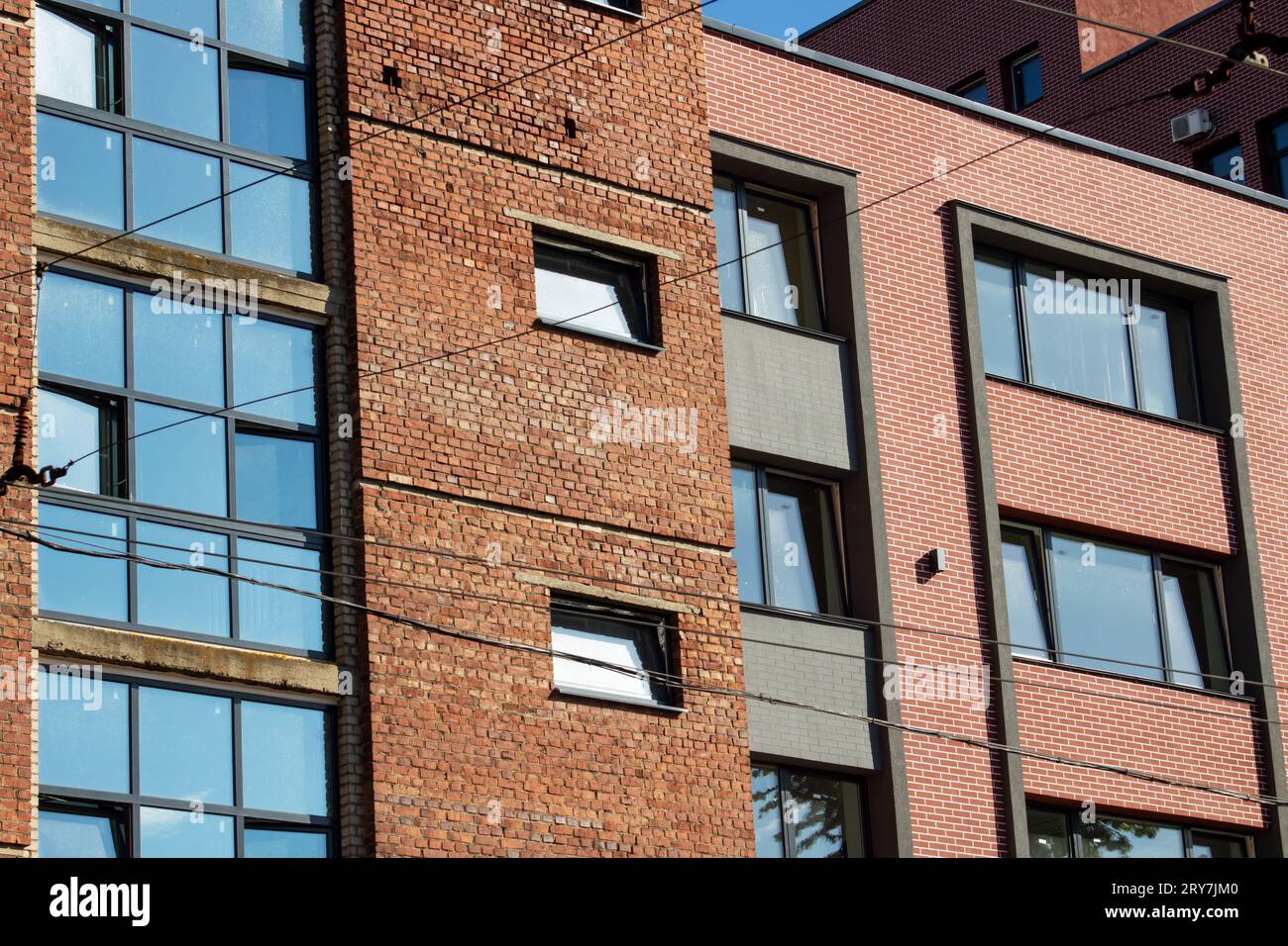 Apartment building facade glowing windows hi-res stock photography and ...