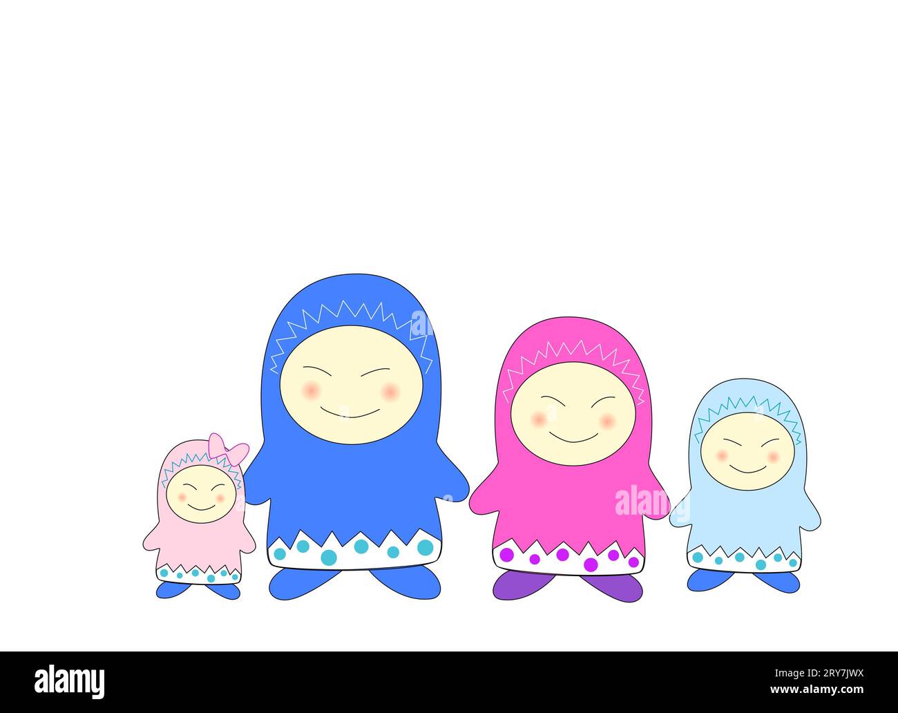 Family clipart hi-res stock photography and images - Alamy