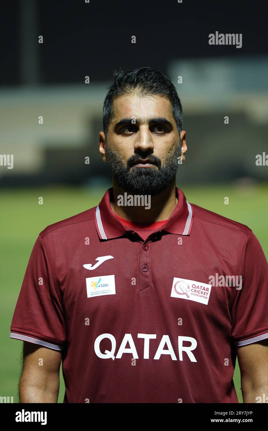 Members of Qatar cricket team Stock Photo - Alamy