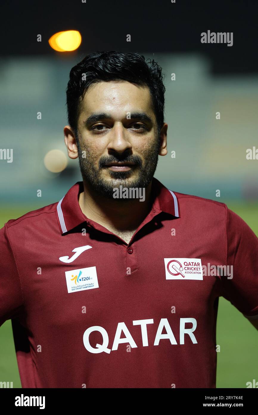 Members of Qatar cricket team Stock Photo - Alamy