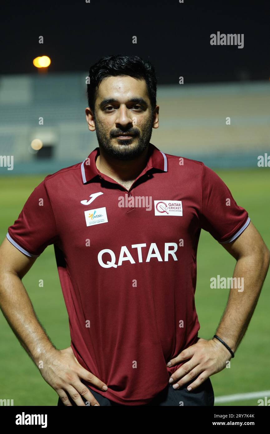 Members of Qatar cricket team Stock Photo - Alamy