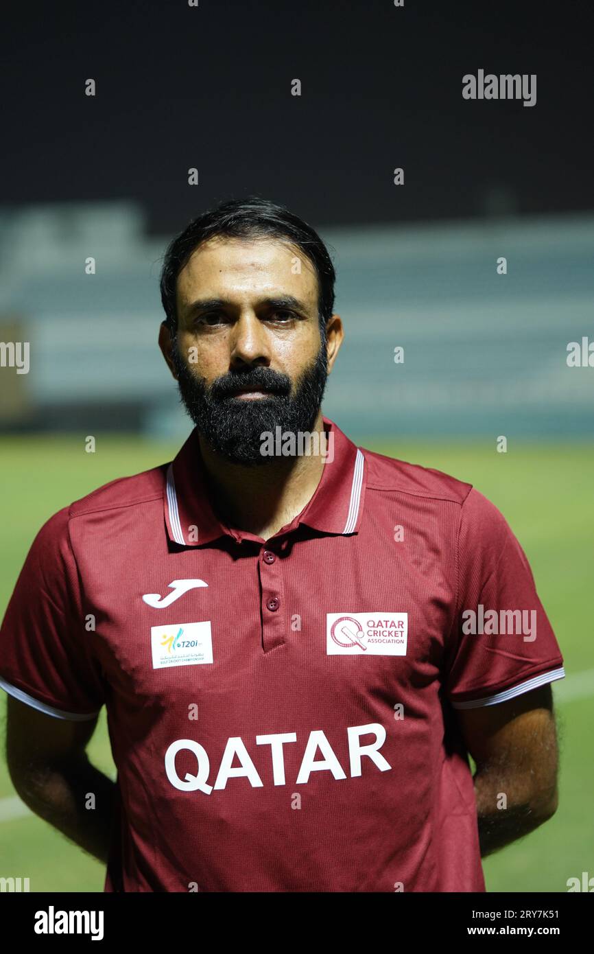 Members of Qatar cricket team Stock Photo - Alamy