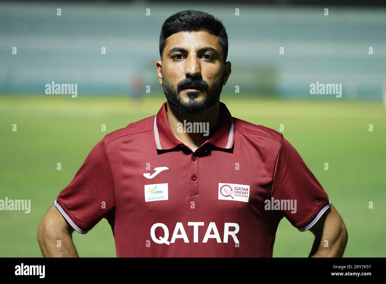 Members of Qatar cricket team Stock Photo - Alamy