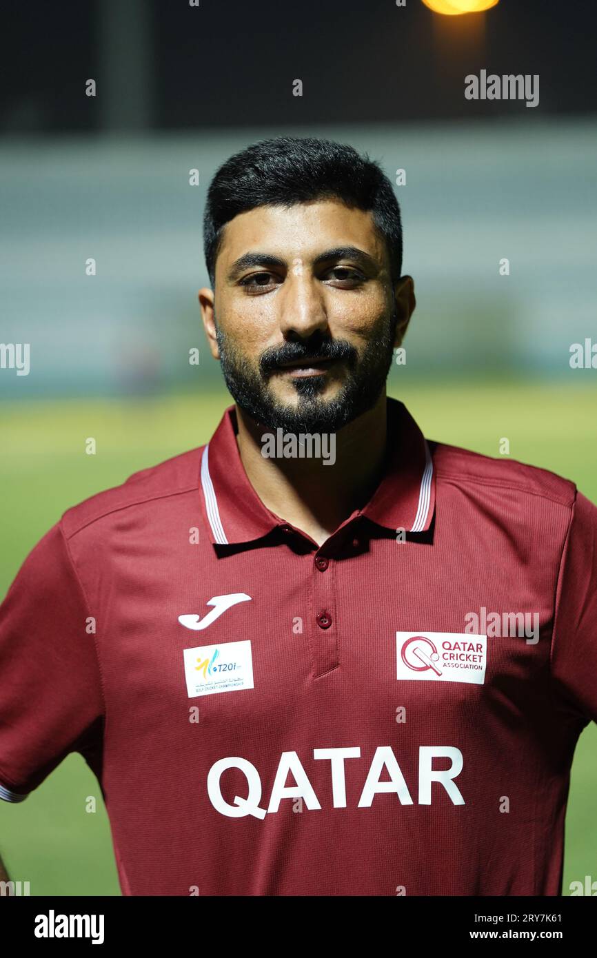 Members of Qatar cricket team Stock Photo - Alamy