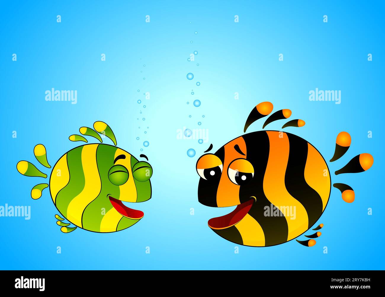 Tropical fish in love Stock Photo - Alamy