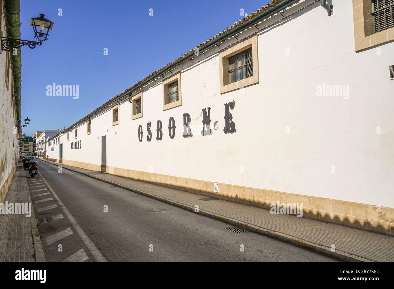 Osborne Bodegas exterior buildings and warehouses, El Puerto de Santa ...