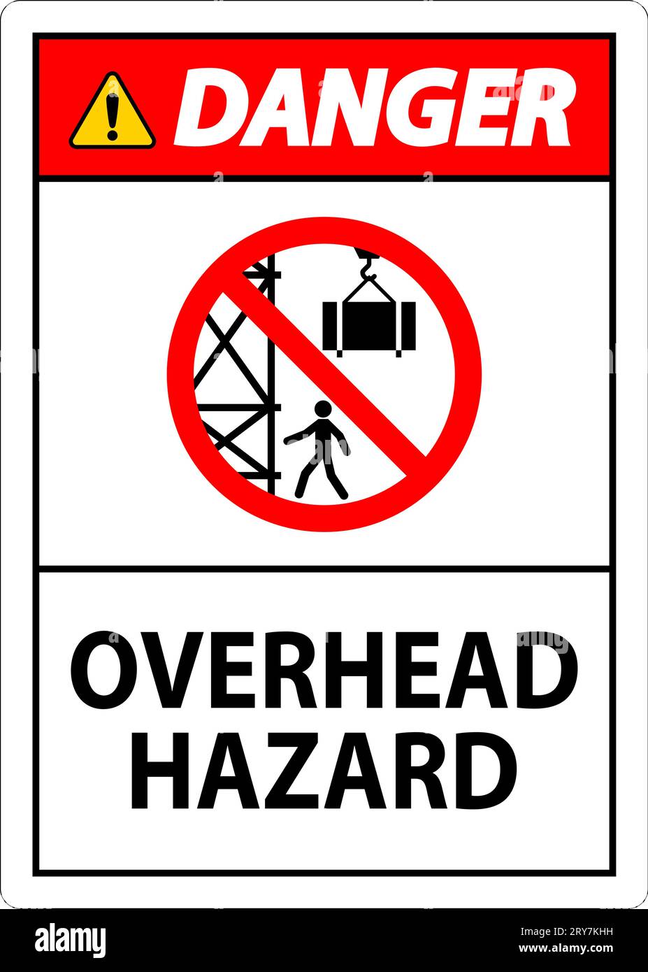 Danger Sign Overhead Hazard Stock Vector Image & Art - Alamy Danger Sign Overhead Hazard Stock Vector Image & Art - Alamy