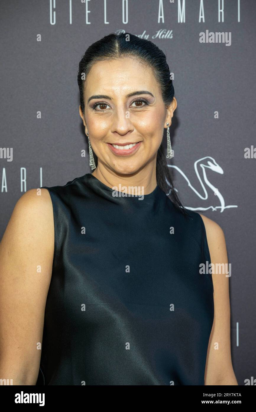 Los Angeles, USA. 28th Sep, 2023. Mother of Ana Aquino and manager ...