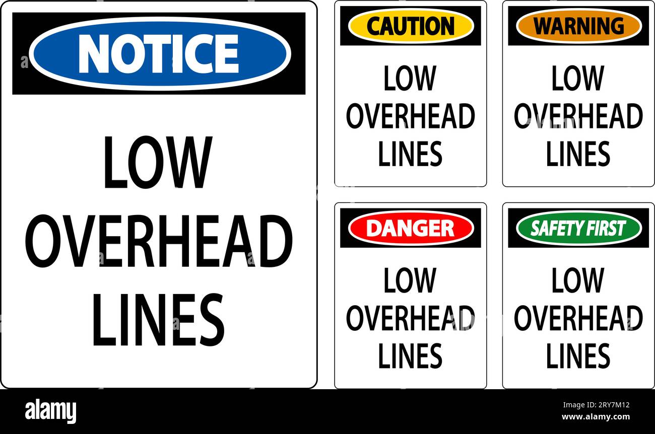 Low voltage power lines Stock Vector Images - Alamy