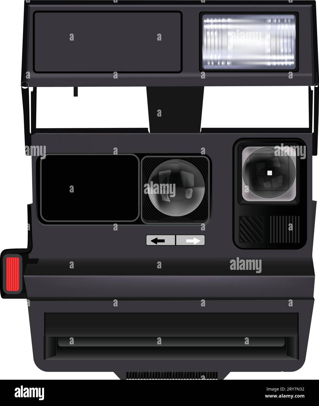 Vintage Camera.Isolated old camera front view Stock Vector Image & Art ...