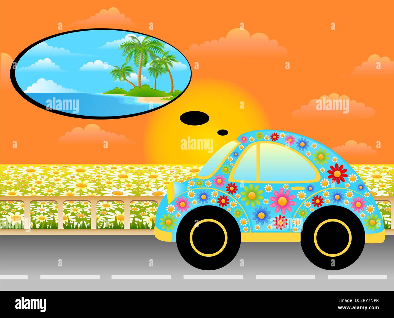 Old cartoon car hi-res stock photography and images - Alamy