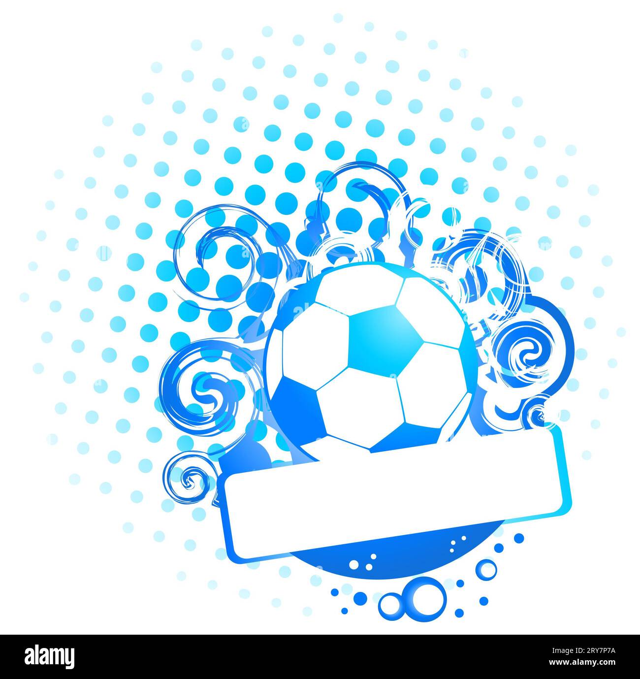 Soccer design element with ball Stock Photo - Alamy
