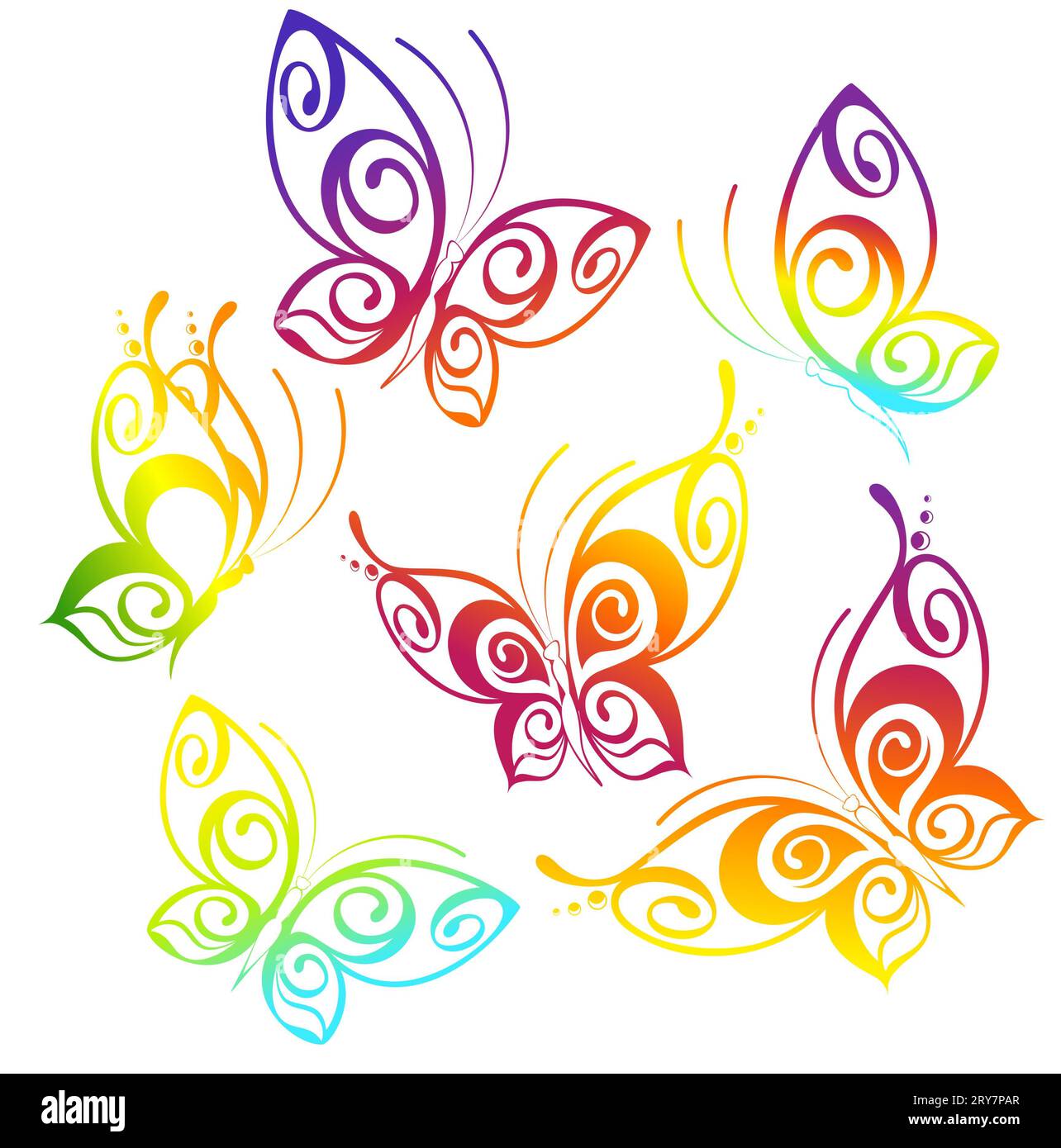 Butterfly abstract art hi-res stock photography and images - Alamy