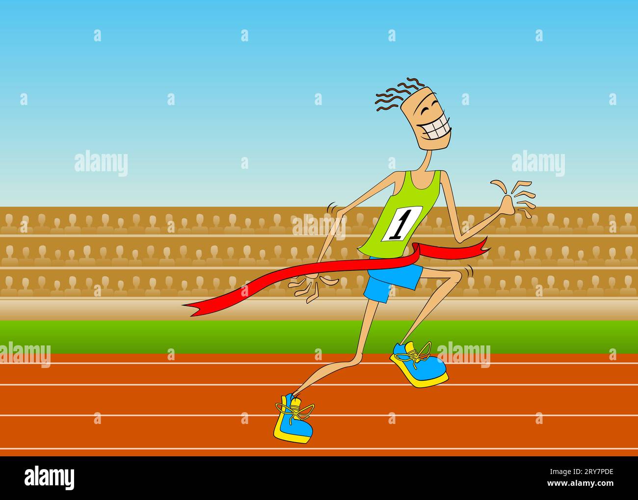 Competitions on track-and-field Stock Photo - Alamy