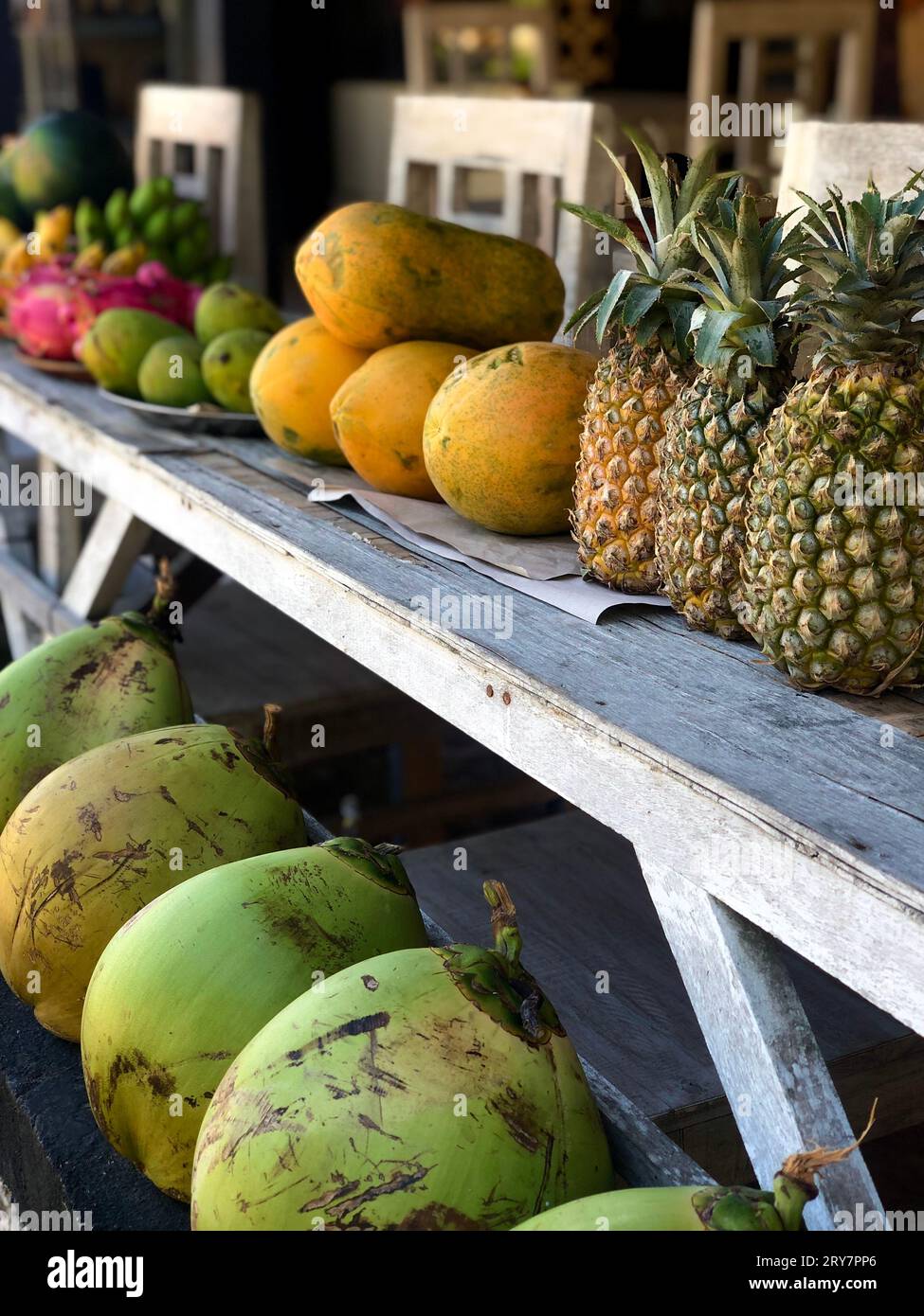 Colorful Bali Fruits Stock Photo - Alamy
