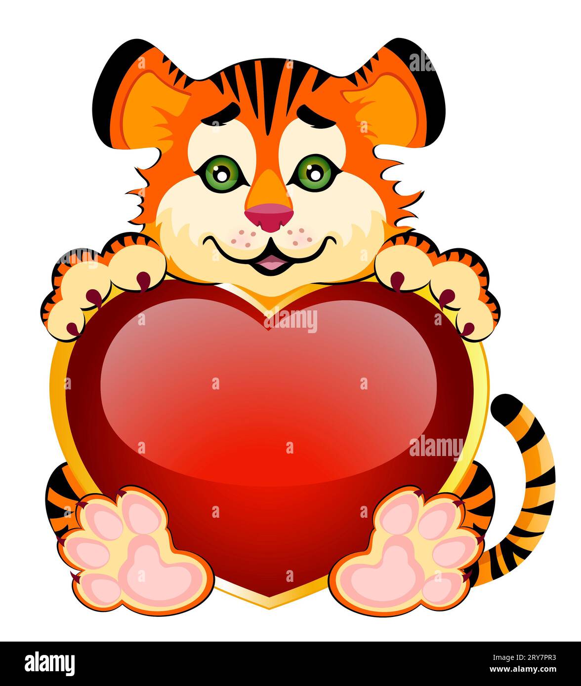 Tiger heart hi-res stock photography and images - Alamy