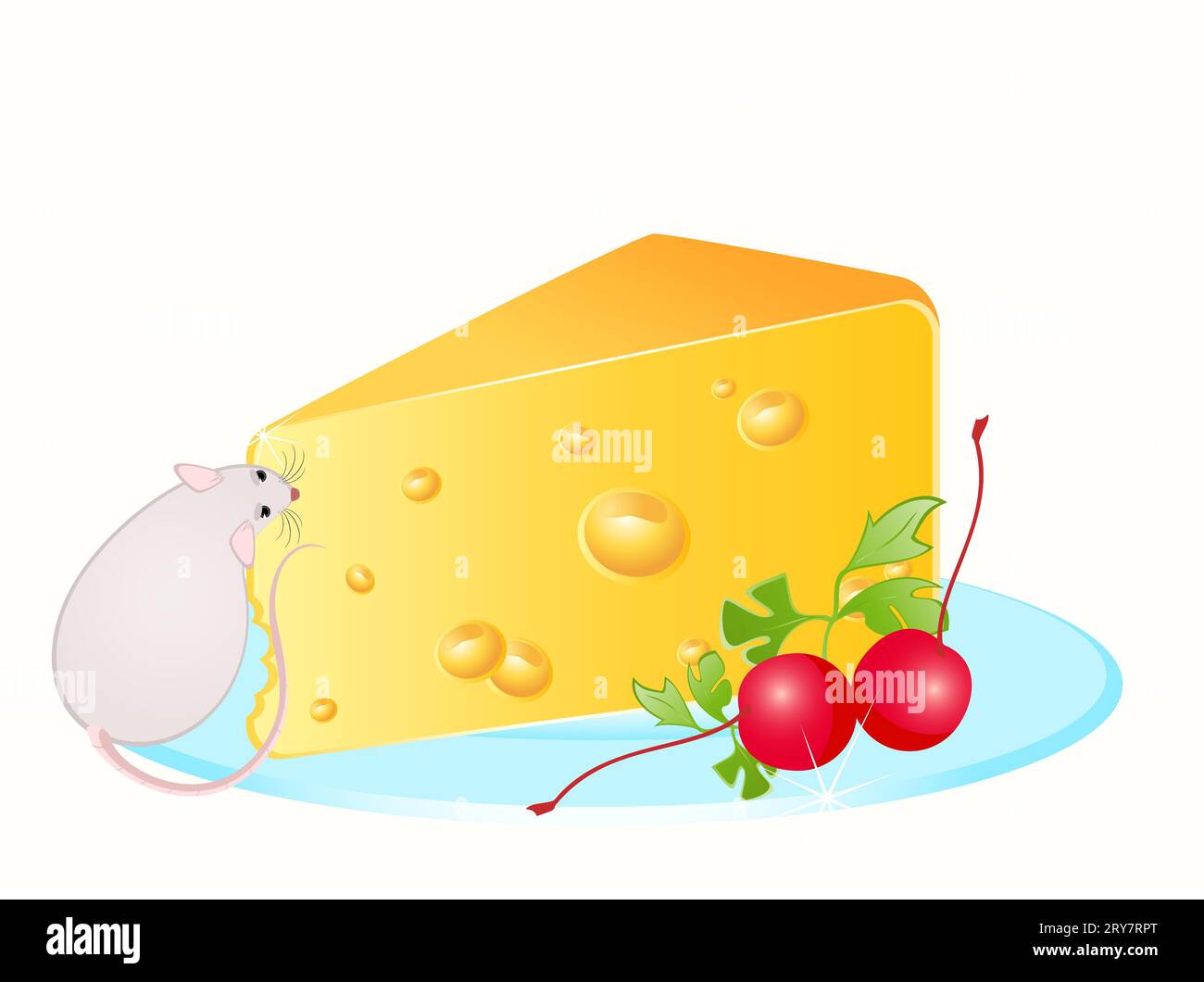 Funny rat and cheese Stock Photo - Alamy