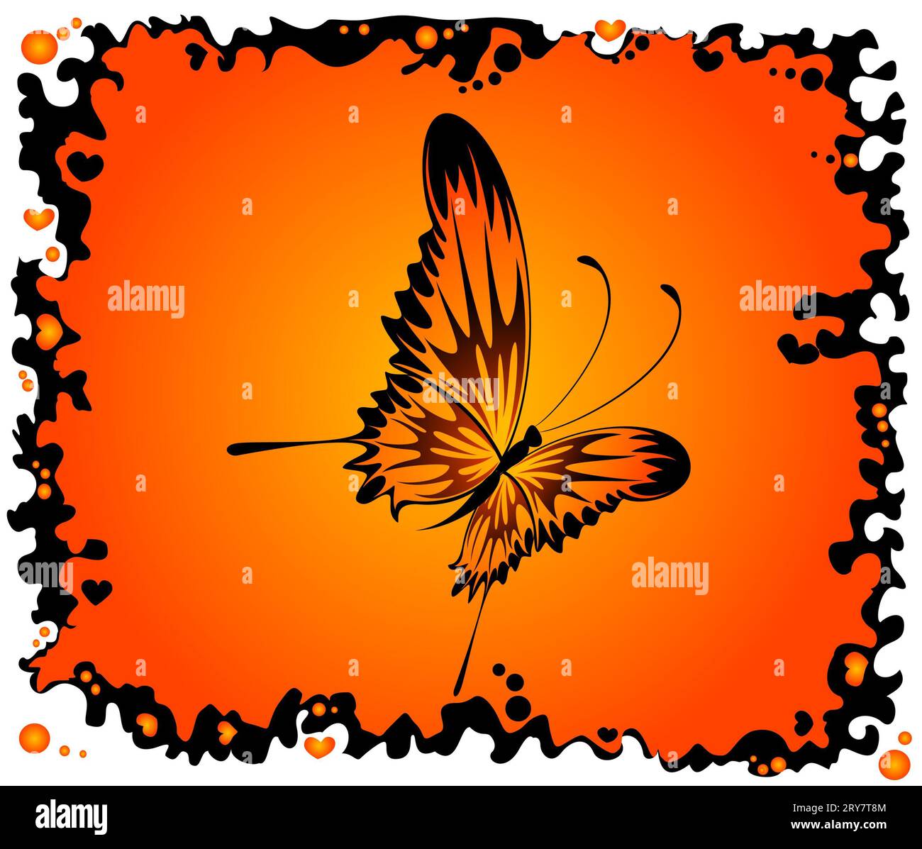 Poster butterfly image Cut Out Stock Images & Pictures - Alamy