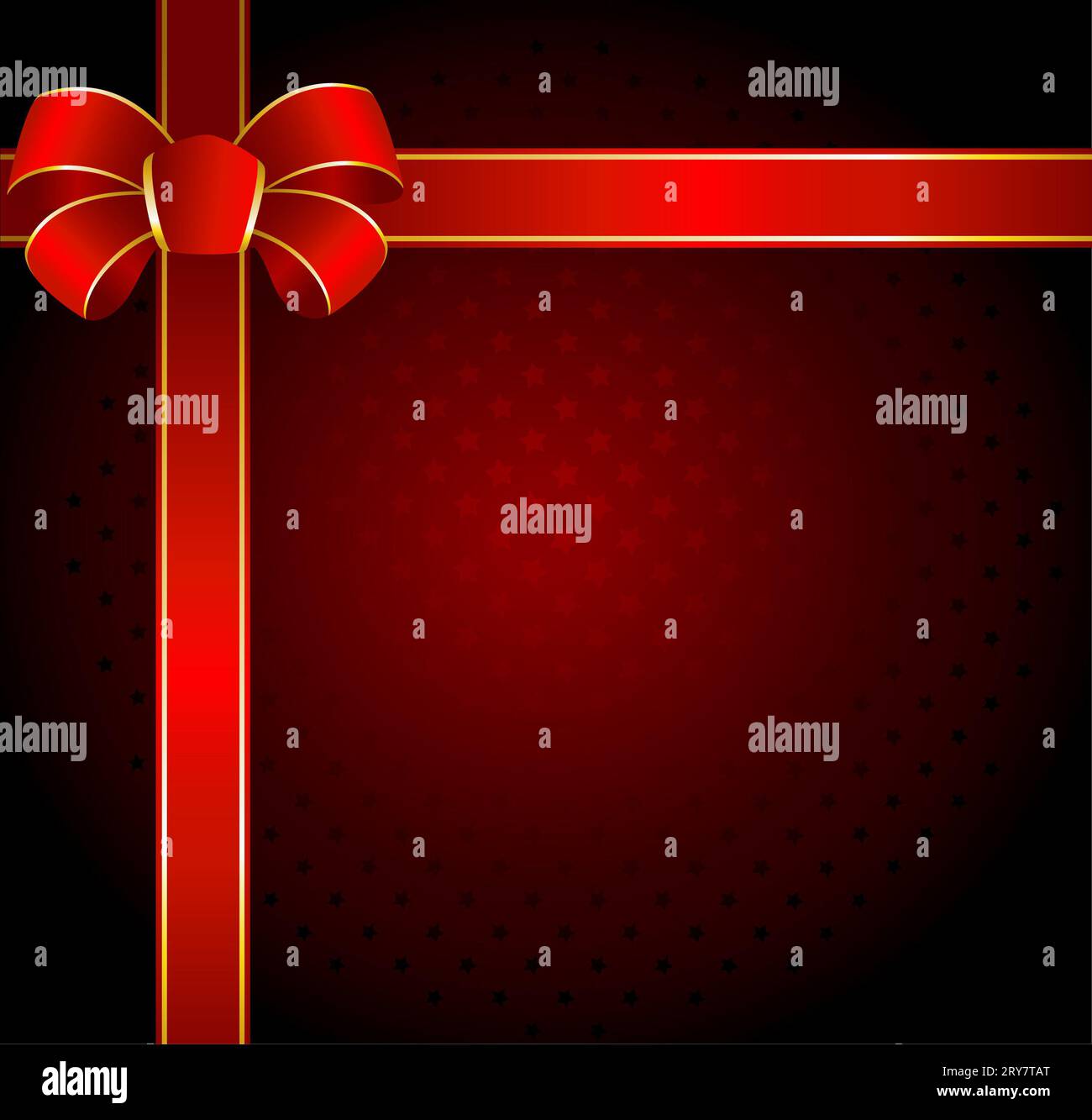 Beautiful gift with a big bow Stock Photo - Alamy
