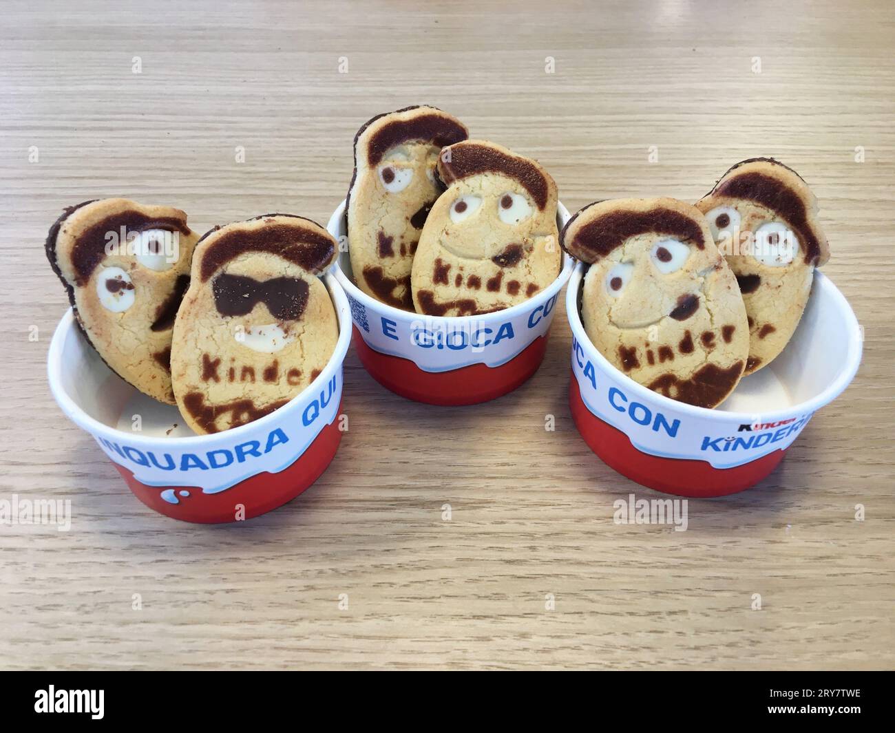 Milan, Italy. 29th Sep, 2023. Milan, Italy Ferrero presents Kinderini ...