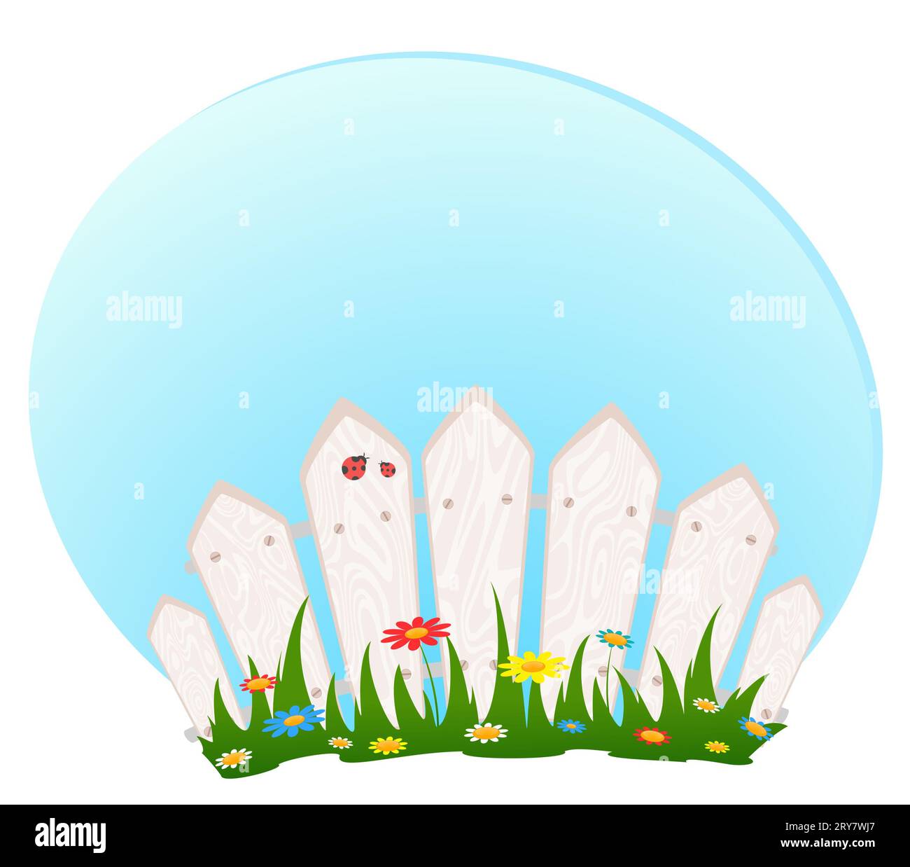 Landscape country spring Cut Out Stock Images & Pictures - Alamy