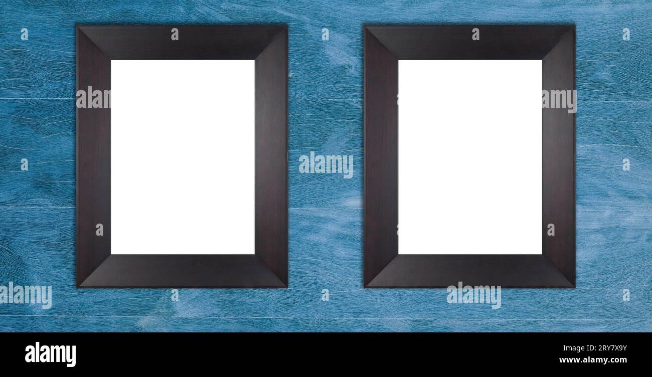 Two wooden frames wall hi-res stock photography and images - Alamy