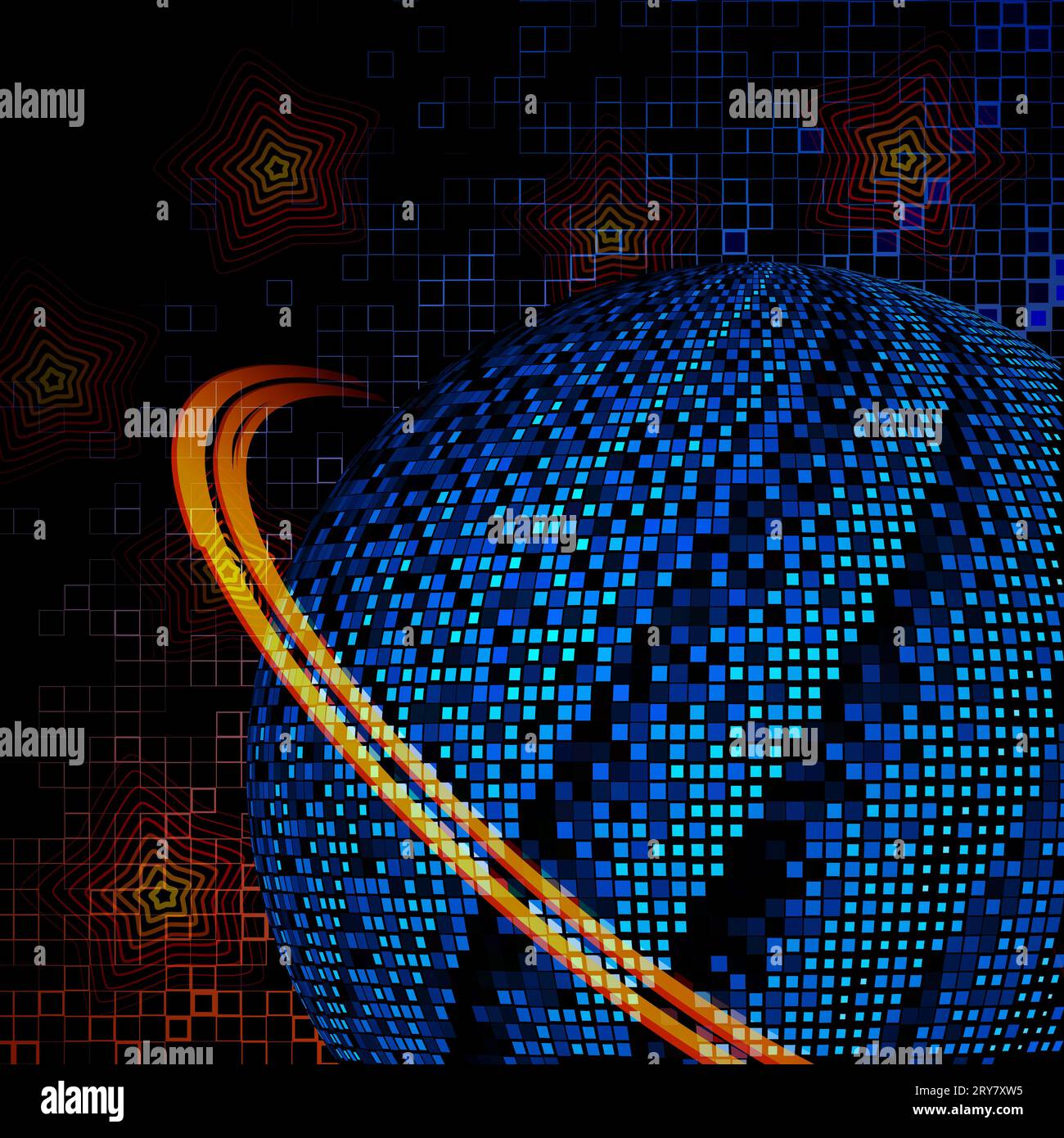 Disco ball pattern hi-res stock photography and images - Alamy