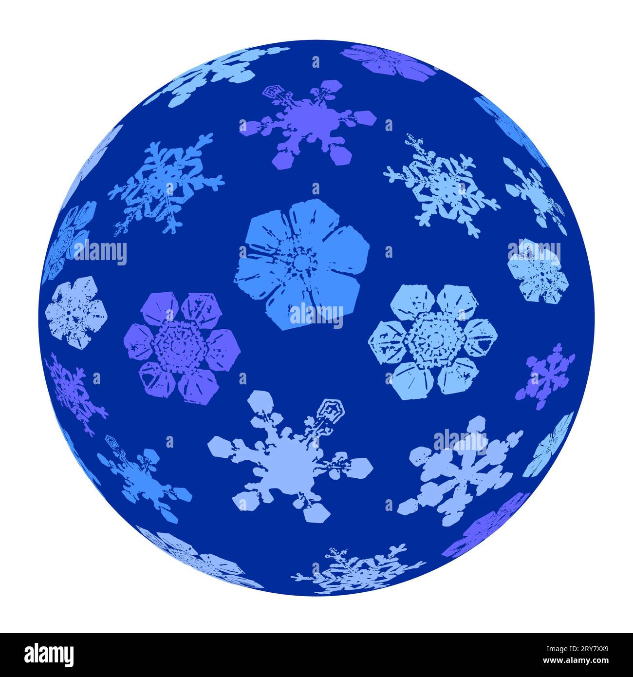 Abstract background christmas blue Cut Out Stock Images & Pictures - Alamy