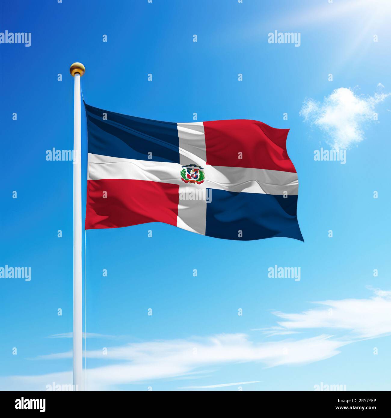 Isolated on white dominican hi-res stock photography and images - Alamy