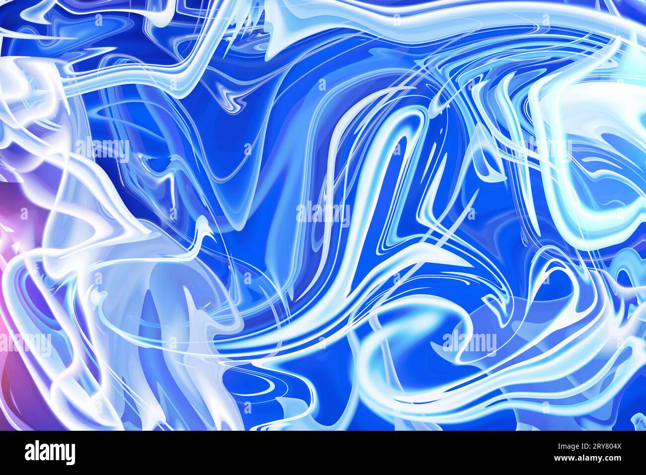 swirling colors and dynamic forms in blue liquid marble abstract ...