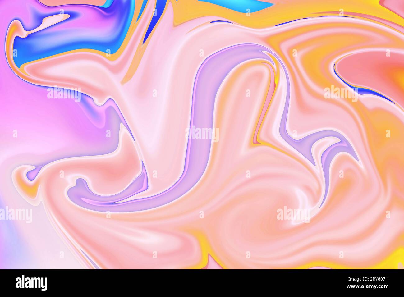 the allure of combining colorful forms in abstract liquid backdrop with ...
